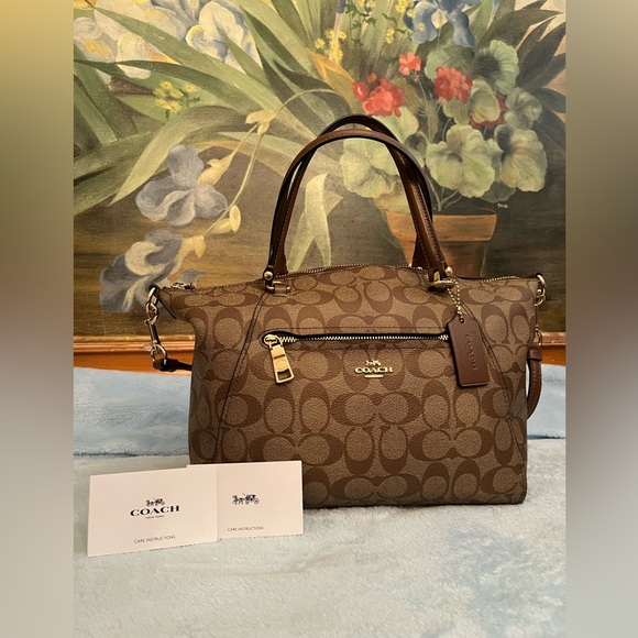 Coach | Bags | Coach Prairie Monogram Saddle Satchel | Poshmark